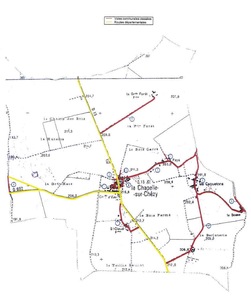 Chemins ruraux – La Chapelle sur Chézy